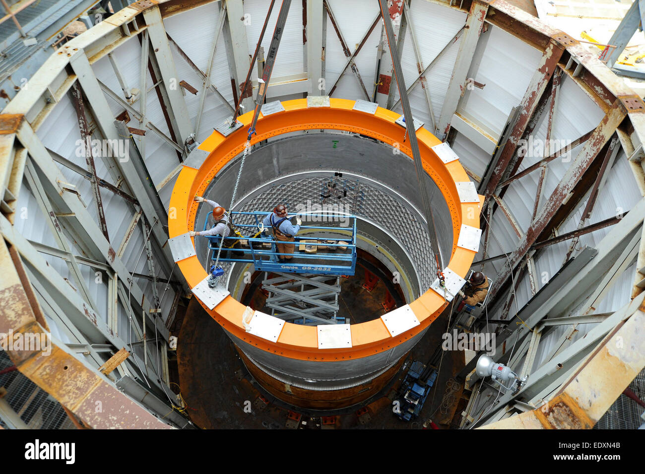 NASA tests an adapter for the Orion spacecraft at the Marshall Space ...