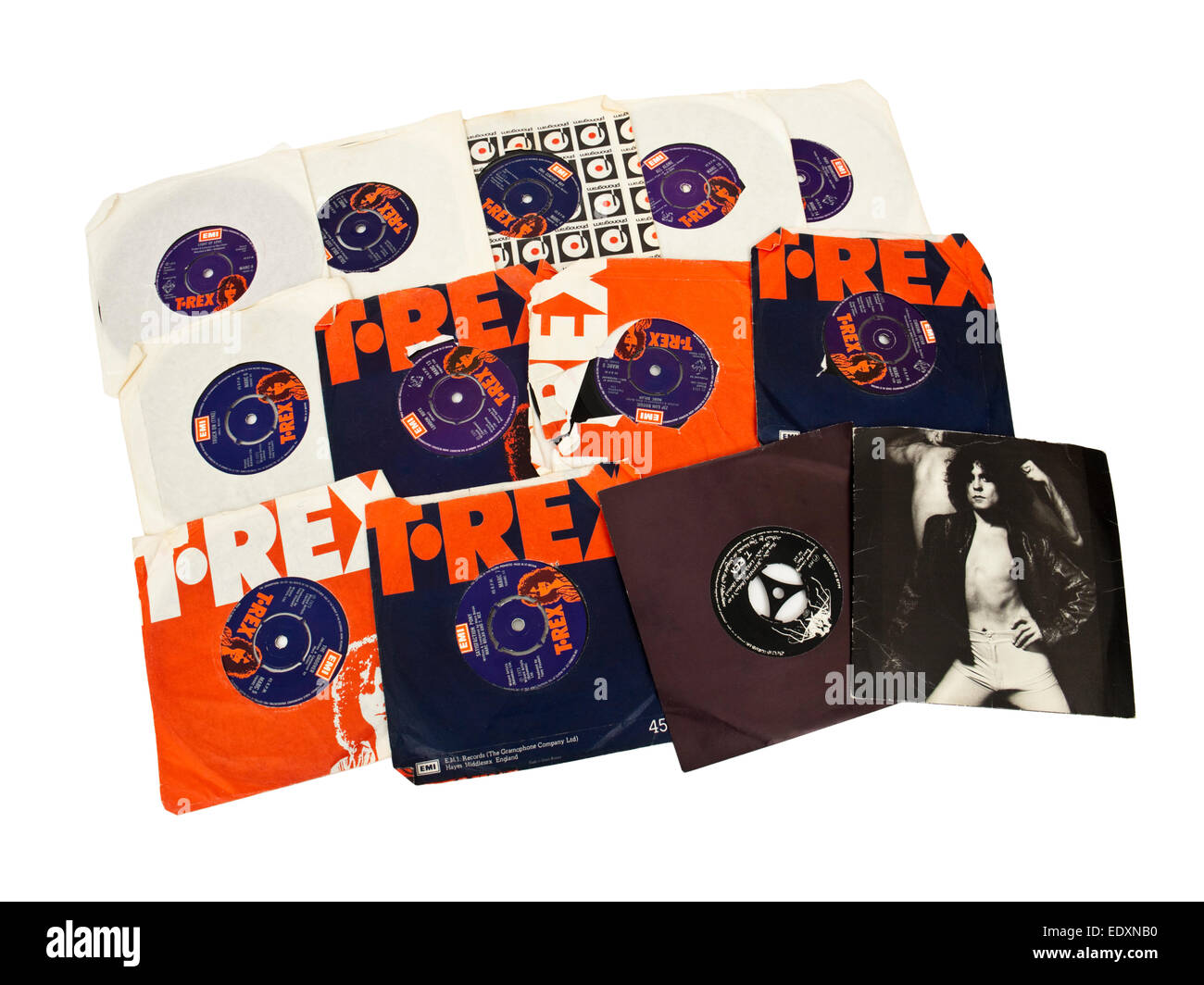 Collection of T.Rex (Tyrannosaurus Rex) 45rpm vinyl records / singles ...
