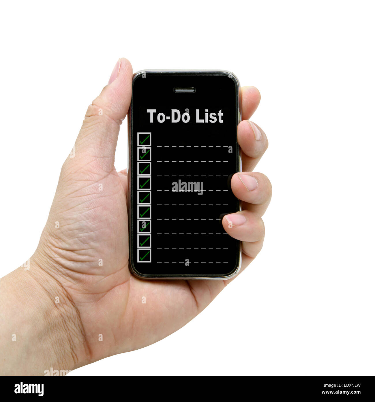 To do list mobile reminder hi-res stock photography and images - Alamy