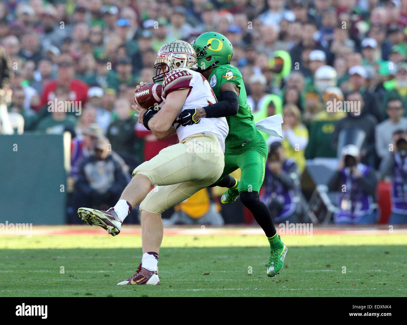January 01, 2015 Florida State Seminoles tight end Nick O'Leary #35 ...