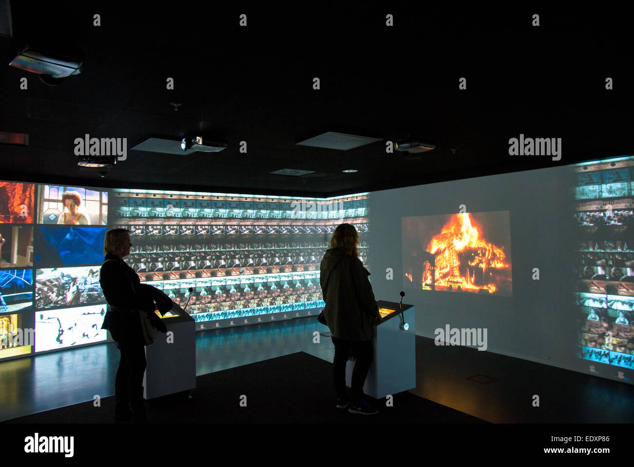 interior from the eye film museum in amsterdam holland Stock Photo - Alamy