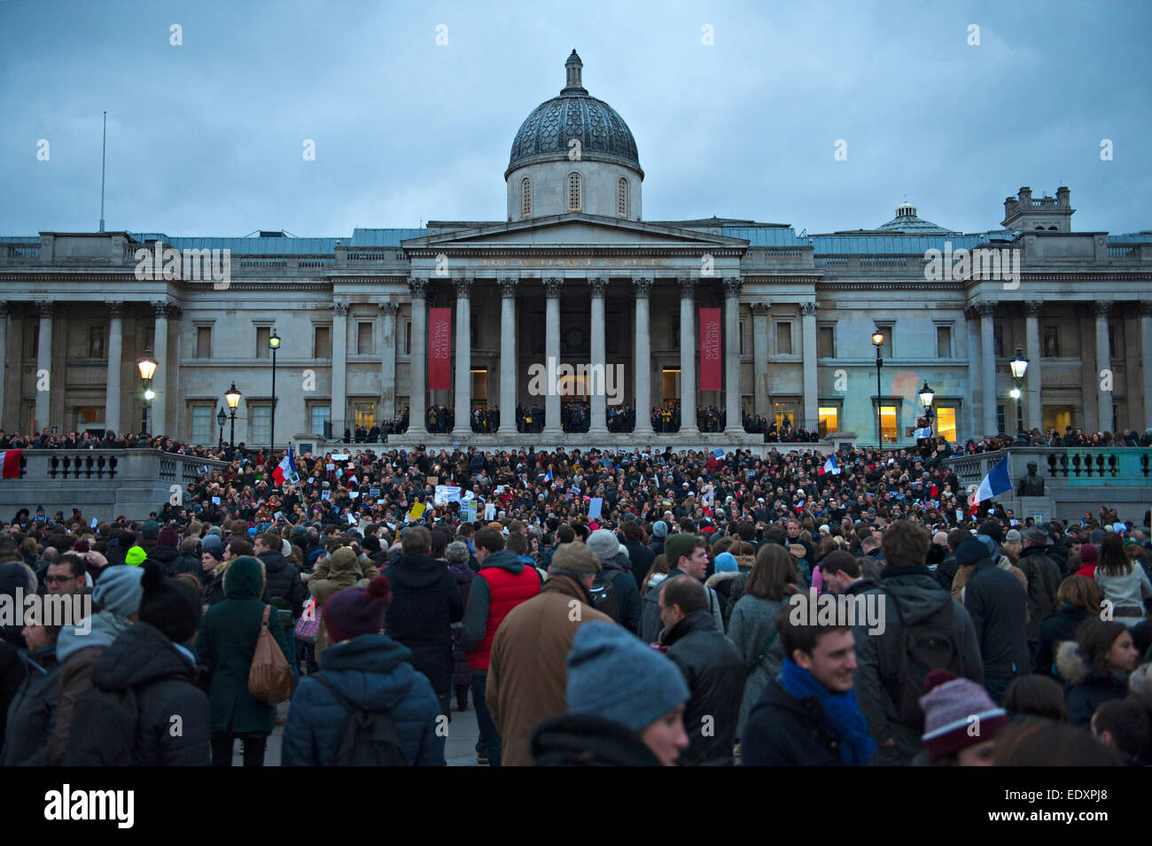 Trafalgar Square, London, UK. 11th January 2014. London rally in ...