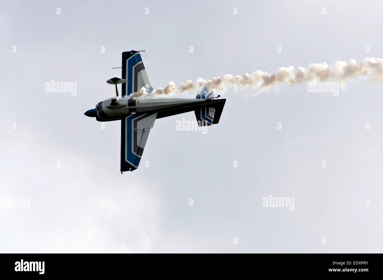 Member of the Wildcat Acrobats display team flying a Zivko Edge 360 ...