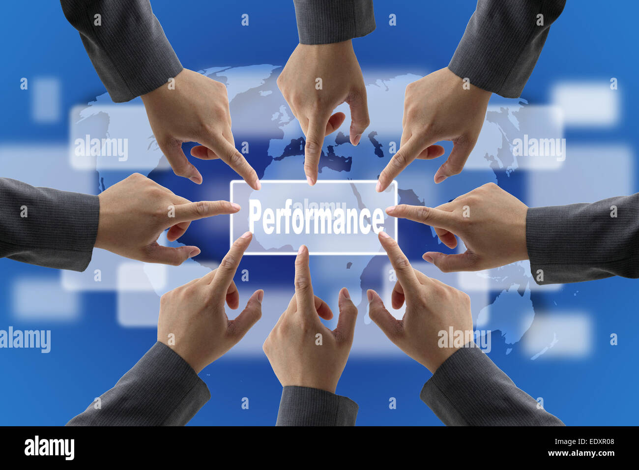 A diverse business teamwork do World Performance Evaluation Audit Stock ...