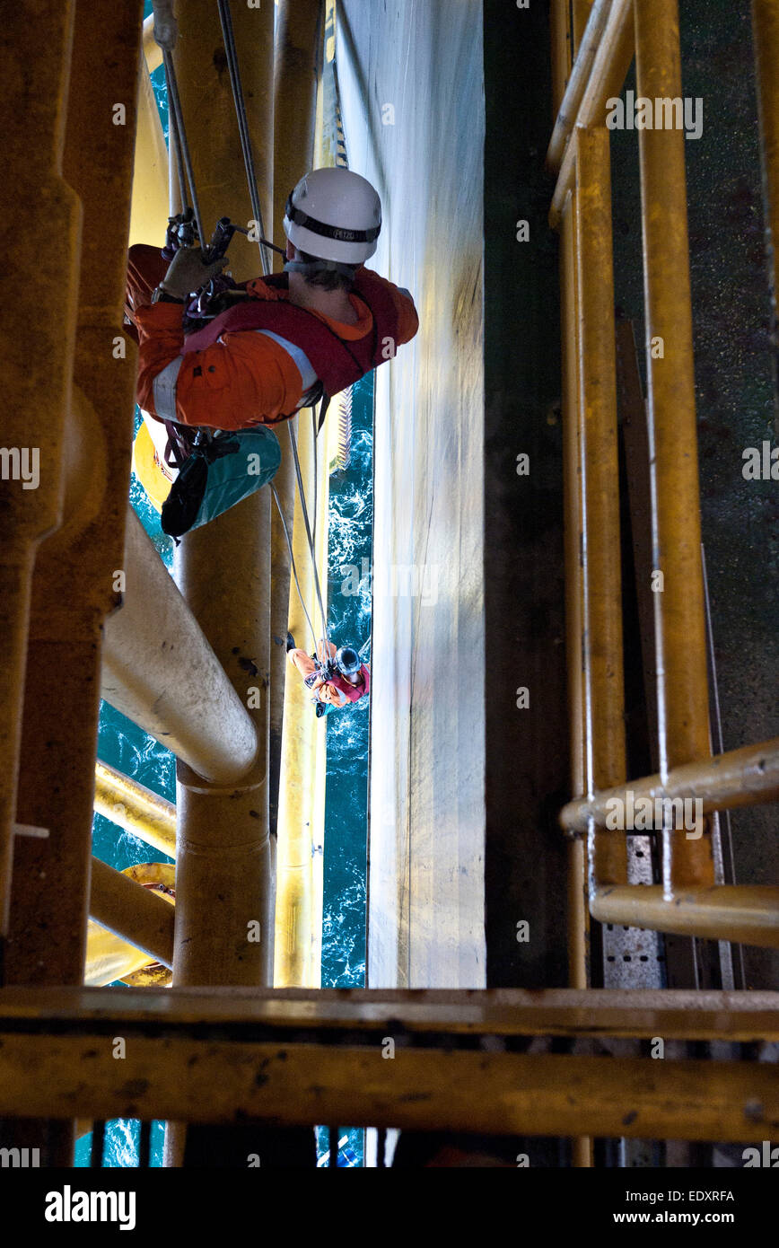 Rope access technician structure hi-res stock photography and images ...