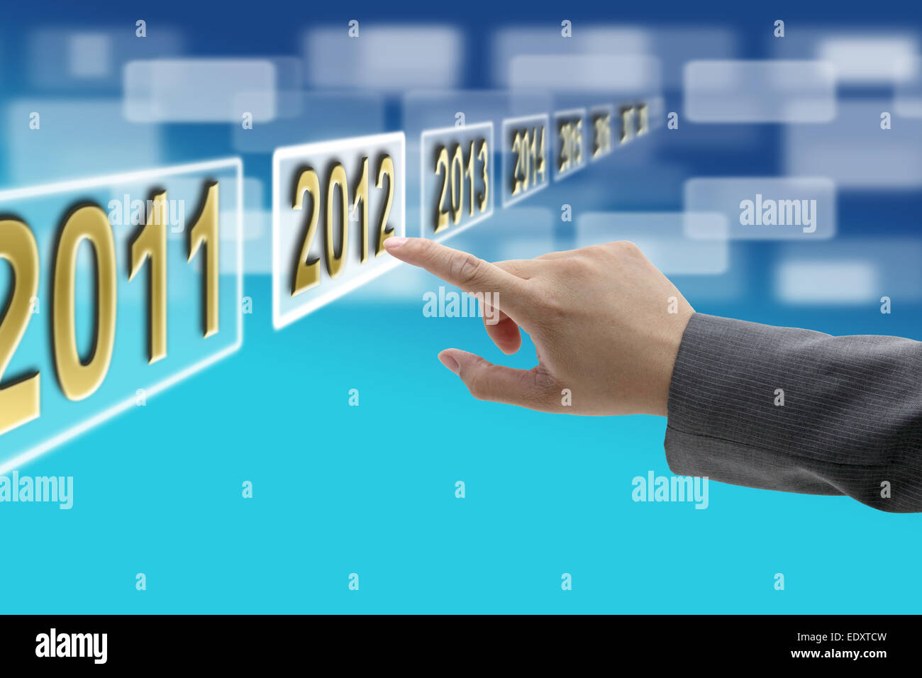 hand push on 2012 buttin technology virtual touch screen interface ...