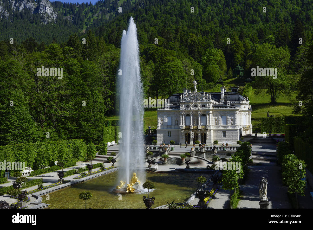 Schloss linderhof deutschland High Resolution Stock Photography and ...