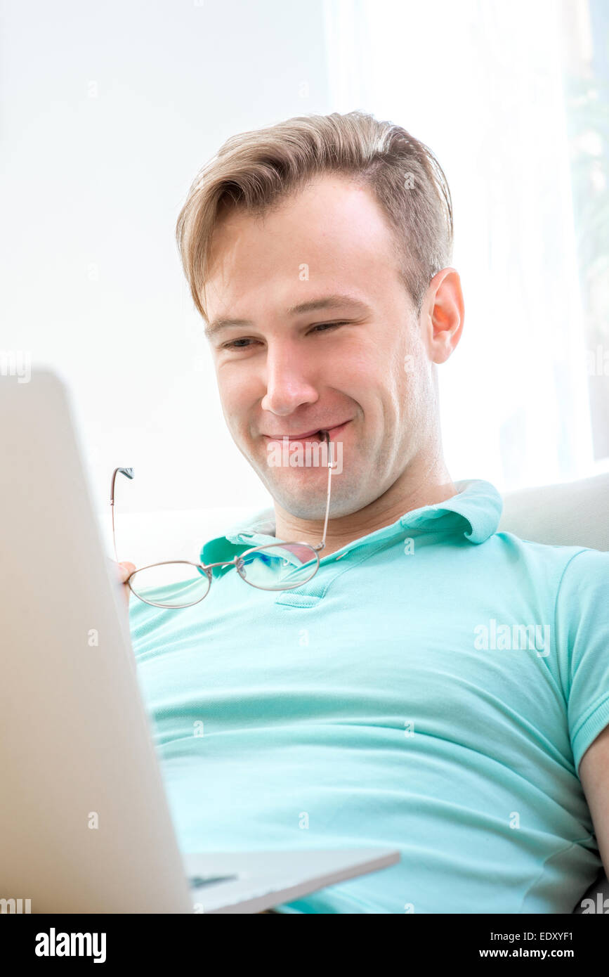 White wireless computer telework working hi-res stock photography and ...