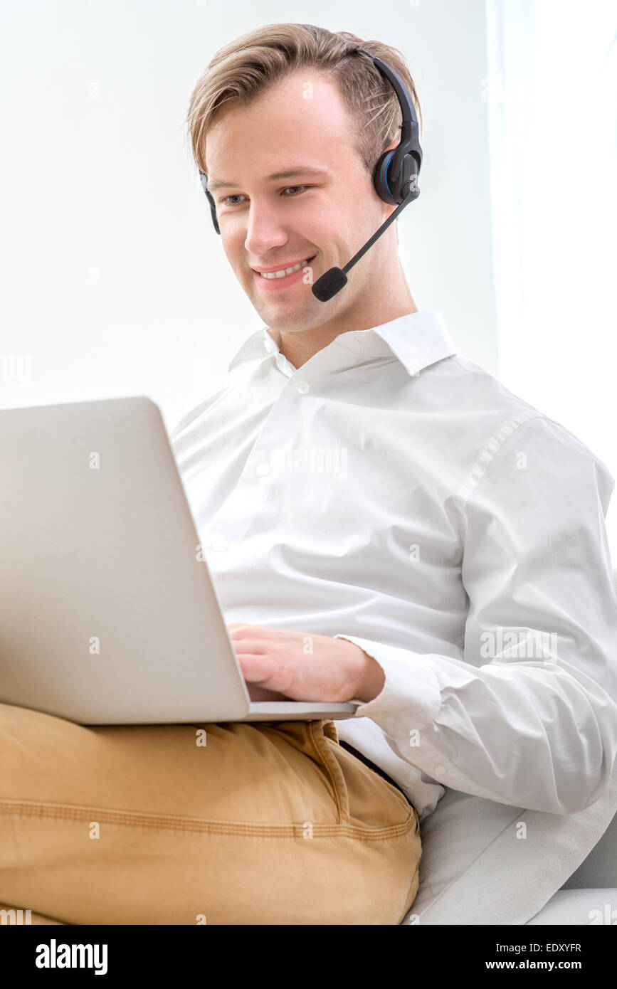 Business video call Stock Photo - Alamy