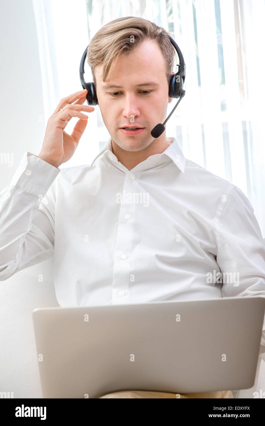 Business video call Stock Photo - Alamy