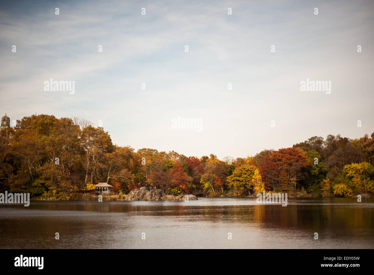 Central park in the fall Stock Photo - Alamy