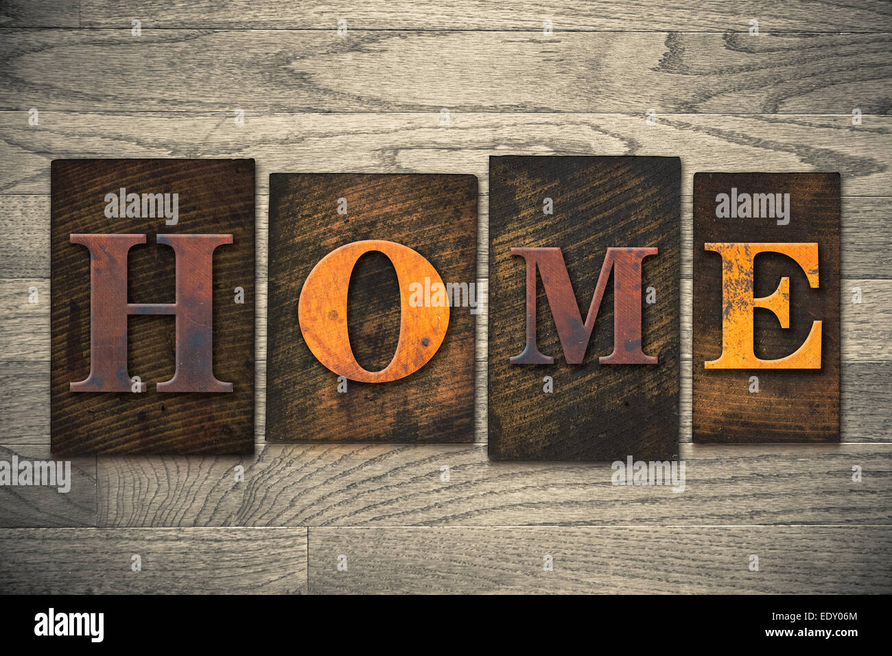 Word family written in vintage hi-res stock photography and images - Alamy
