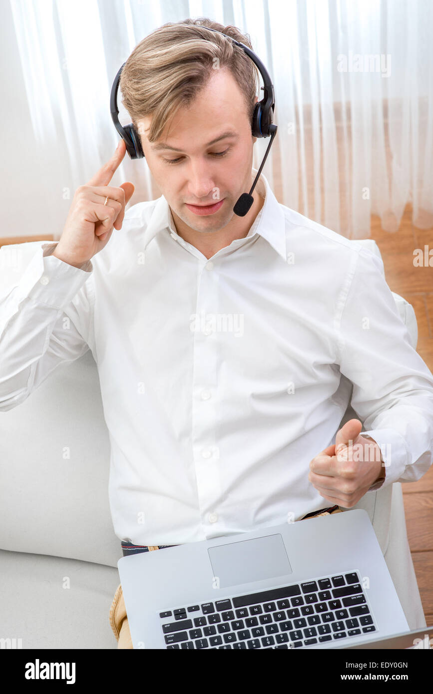 Business video call Stock Photo - Alamy