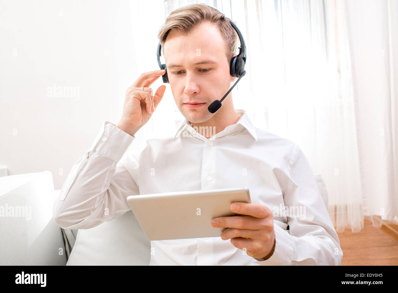 Business video call Stock Photo - Alamy