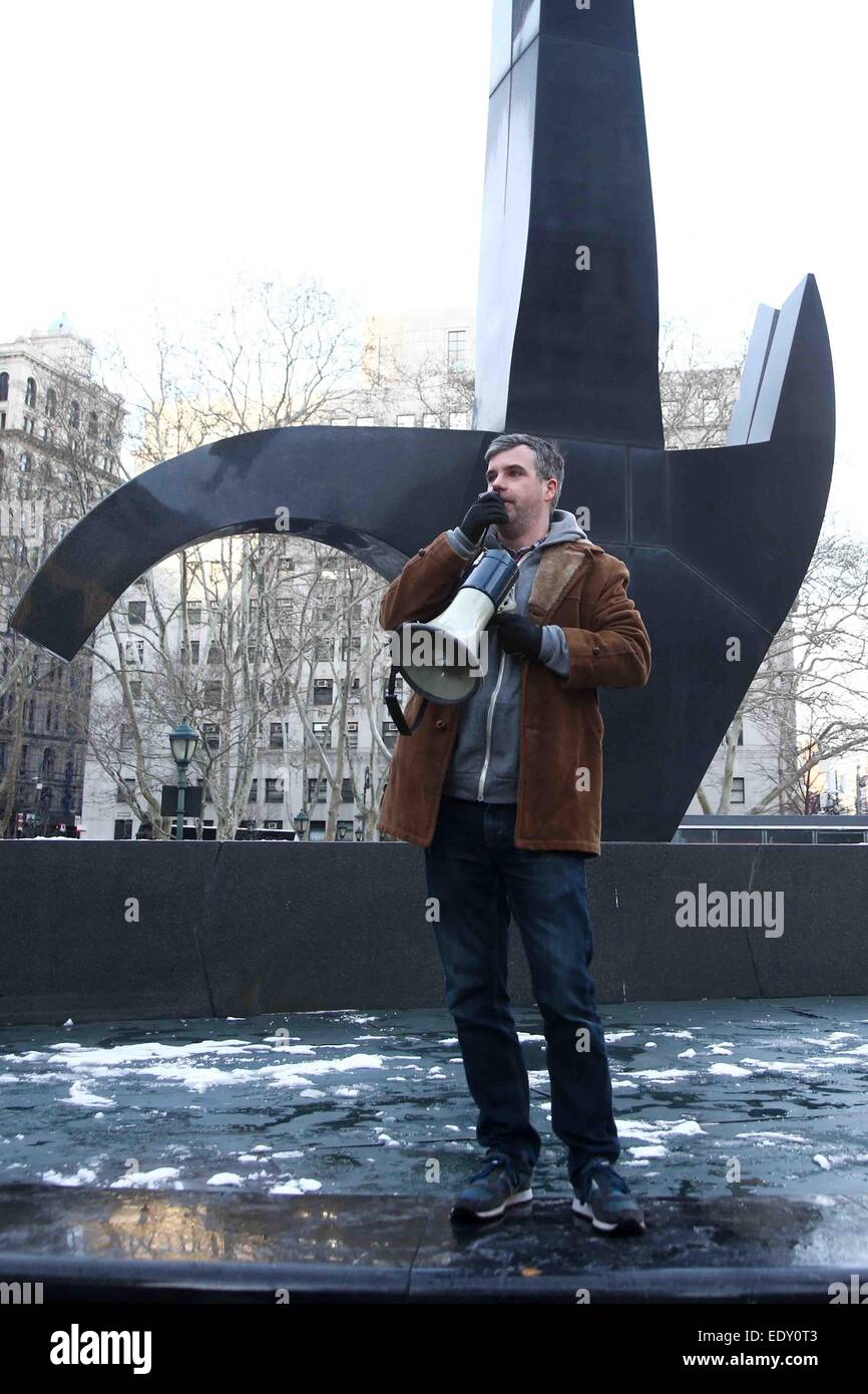 New York, USA. 11th Jan, 2015. NEW YORK-JAN 11: Charlie Todd, founder ...