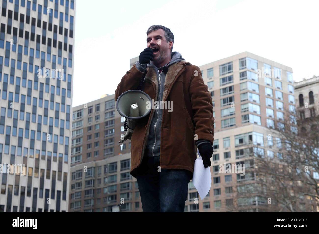 New York, USA. 11th Jan, 2015. NEW YORK-JAN 11: Charlie Todd, founder ...