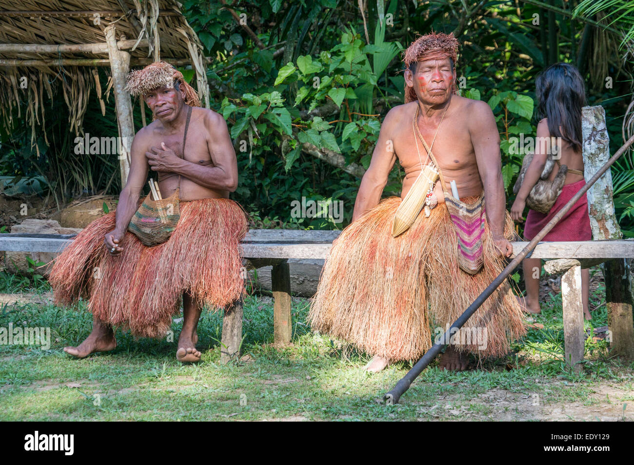 Yagua Indians in the Upper Amazon Stock Photo - Alamy