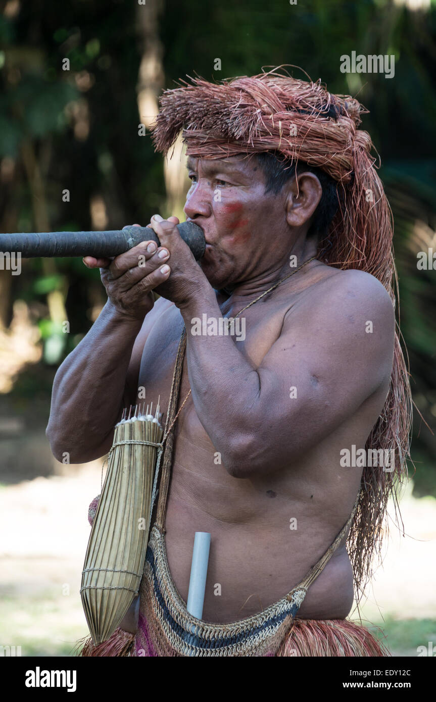 Tribal amazon indians hi-res stock photography and images - Alamy