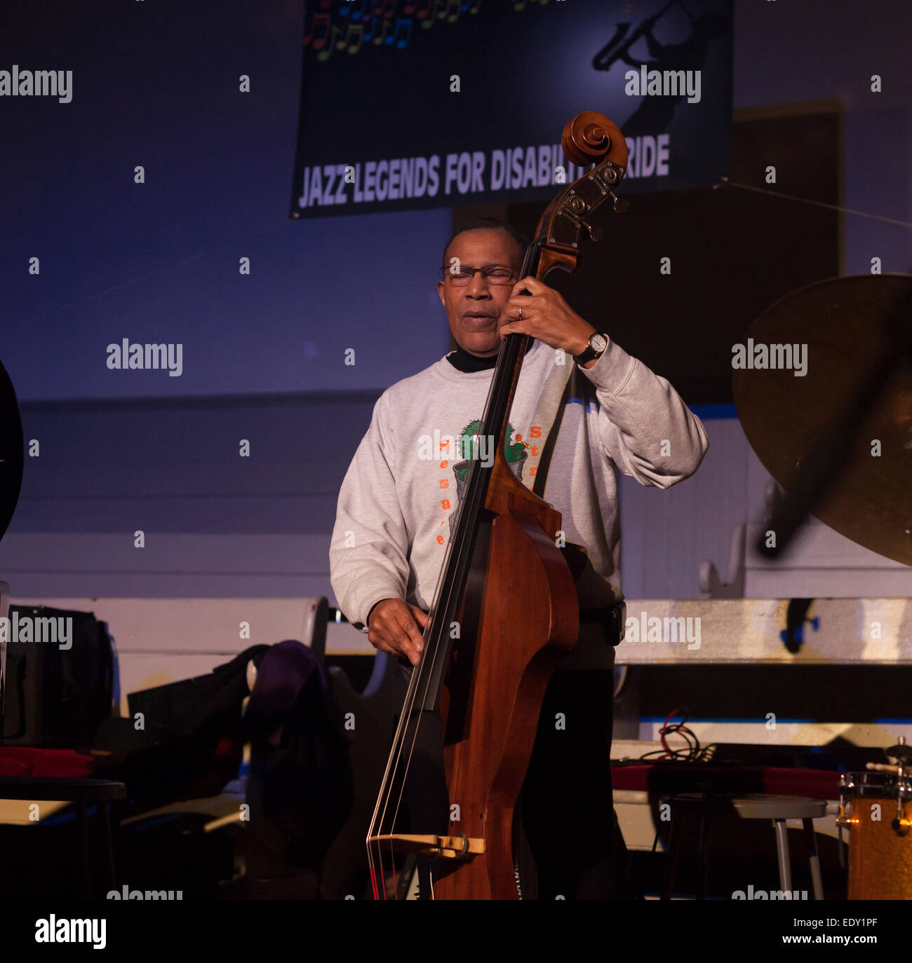 New York, NY - January 08, 2015: Bob Cranshaw plays as part of George ...