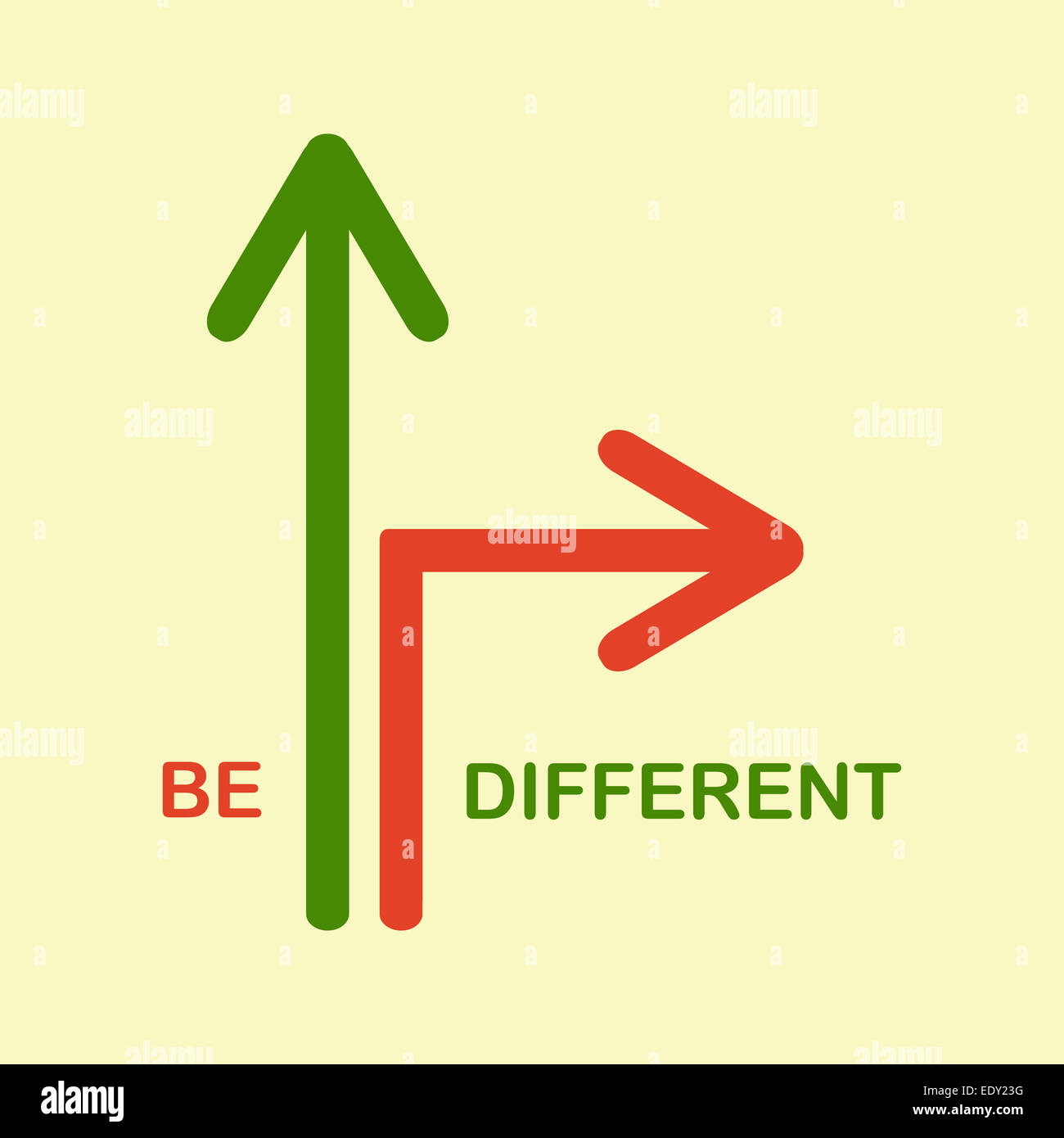 Think different logo hi-res stock photography and images - Alamy