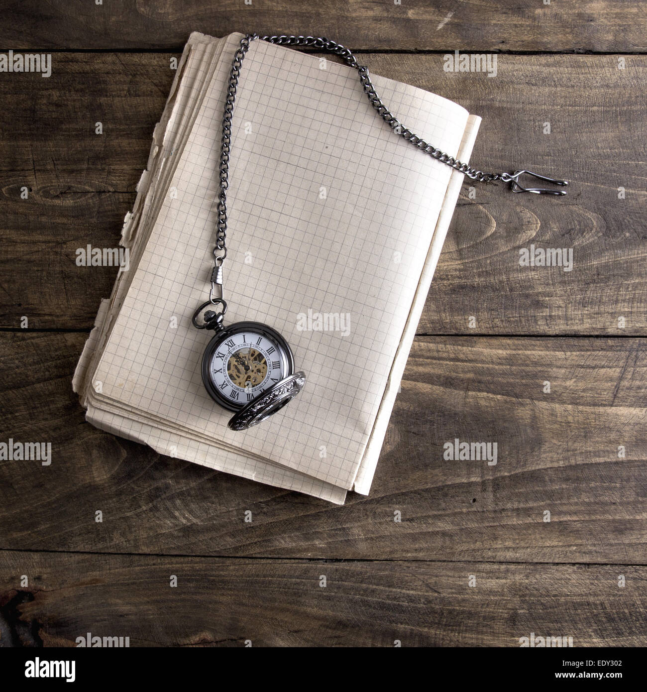 Old book wood chain hi-res stock photography and images - Alamy