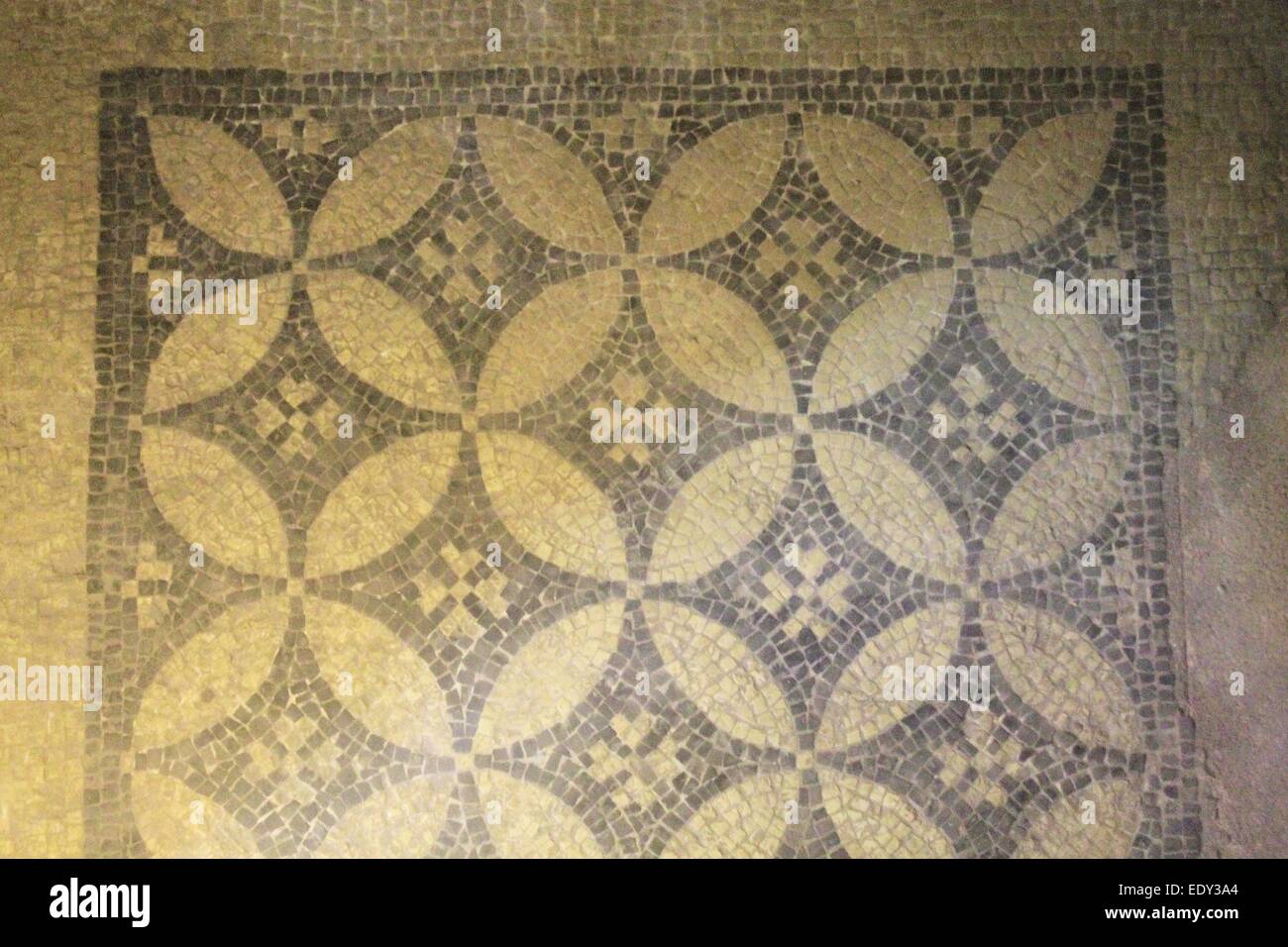 Ancient mosaic inside a cathedral in Italy Stock Photo - Alamy