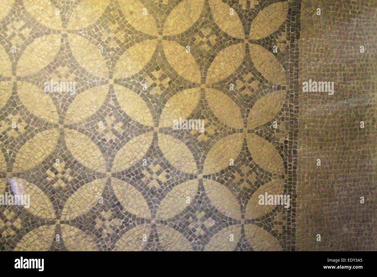 Ancient mosaic inside a cathedral in Italy Stock Photo - Alamy