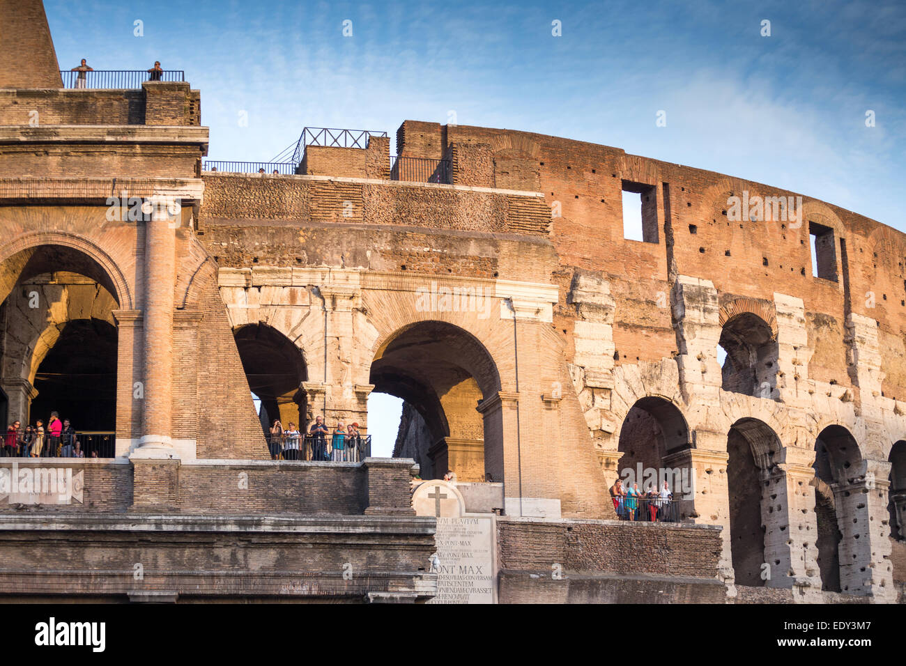 Interior view of the Colosseum- Rome, Italy Stock Photo - Alamy