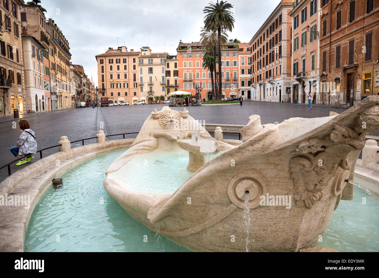 Piazza di Spagna, Rome, Italy Stock Photo - Alamy