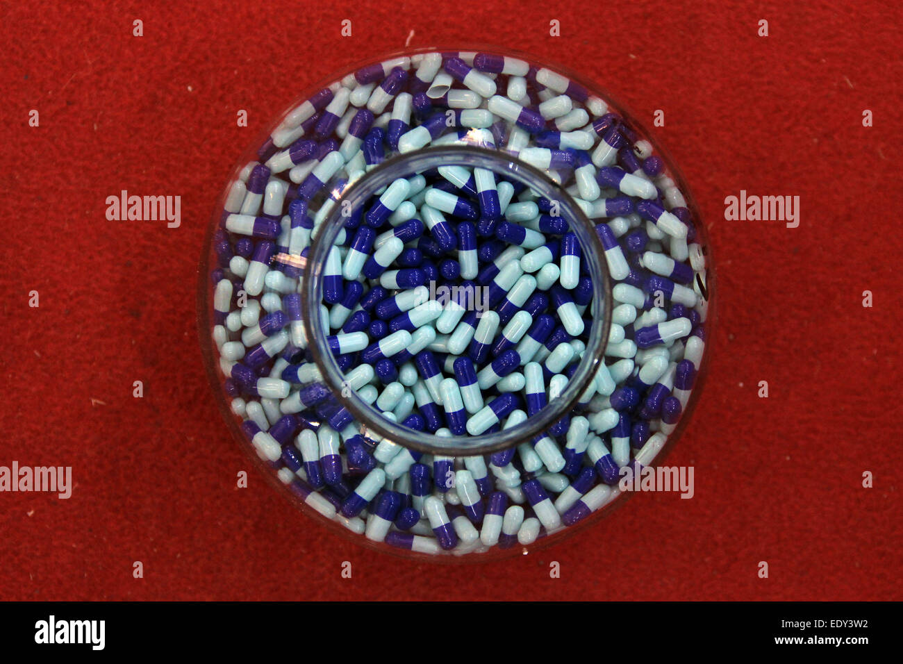 Colorful capsule medicine Stock Photo - Alamy