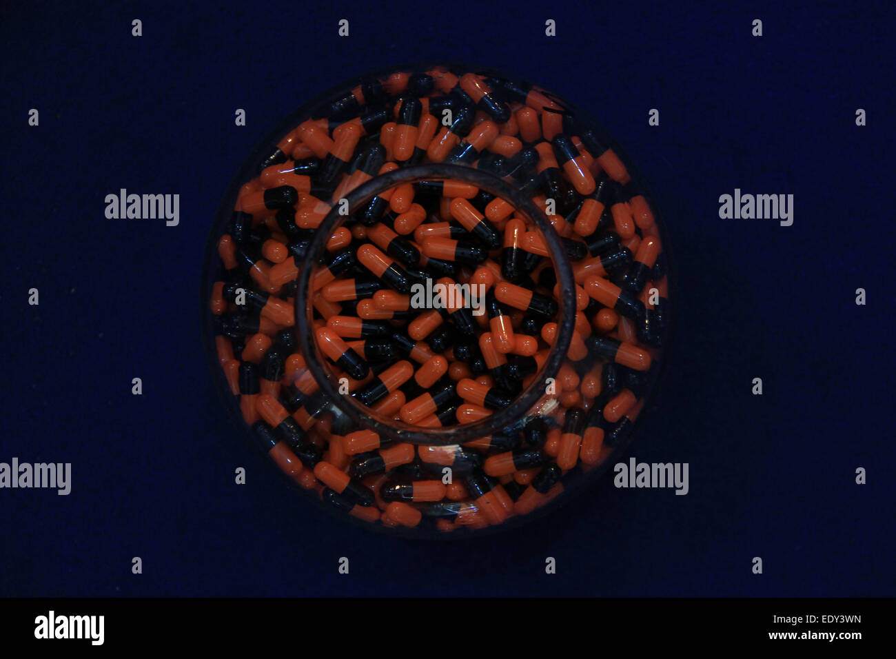 Colorful capsule medicine Stock Photo - Alamy