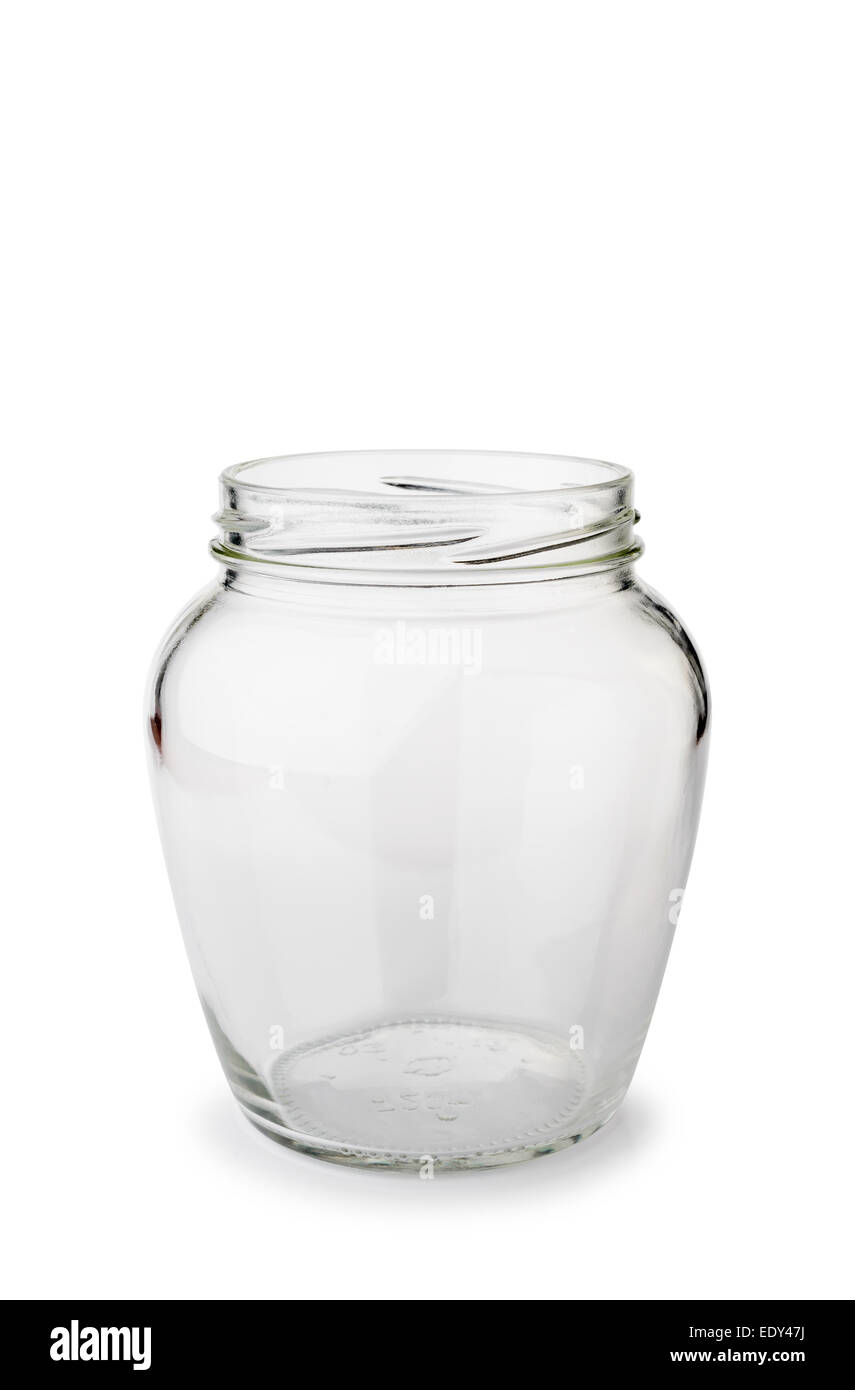 Empty transparent glass jars hi-res stock photography and images - Alamy