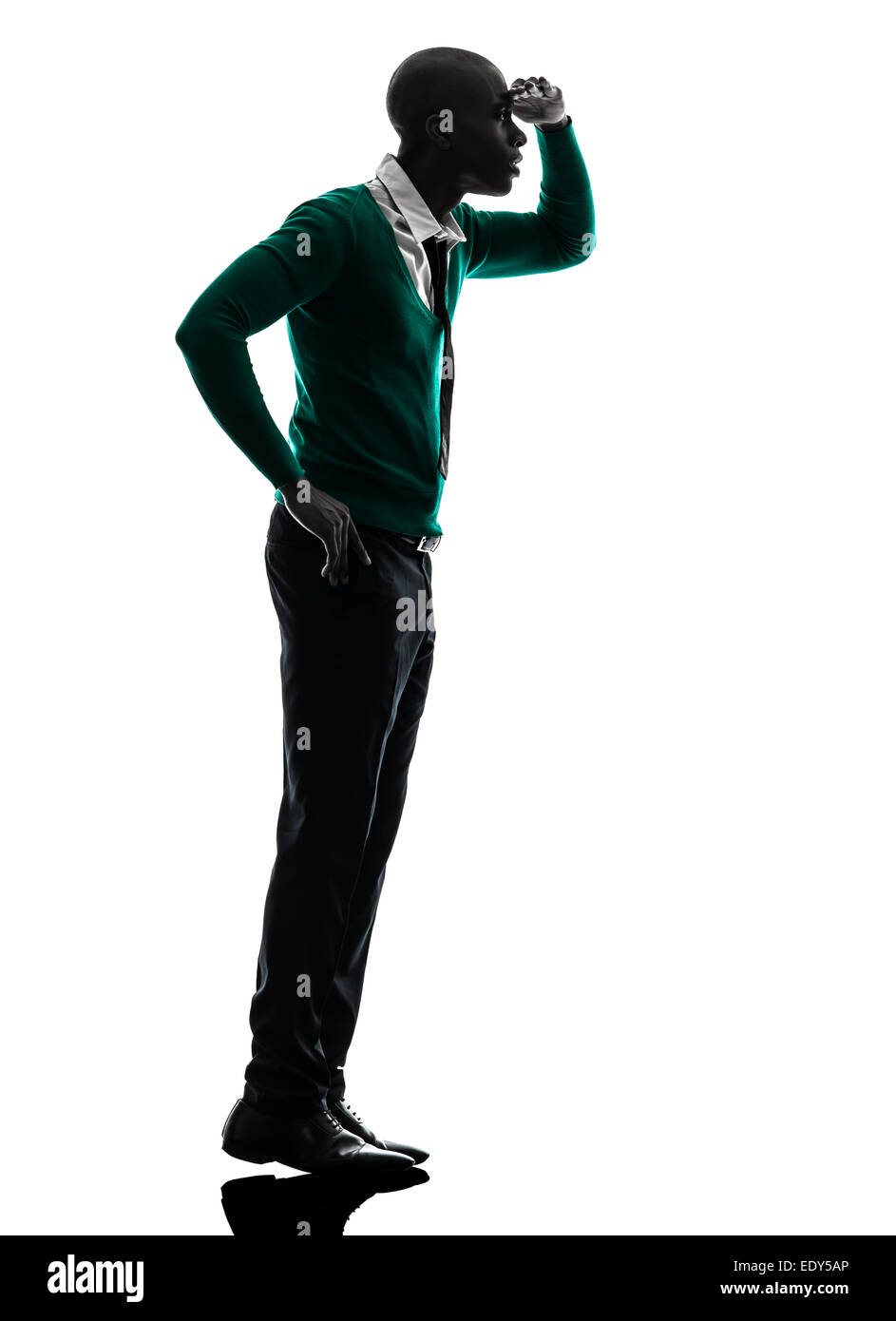 Young american african man standing hi-res stock photography and images ...