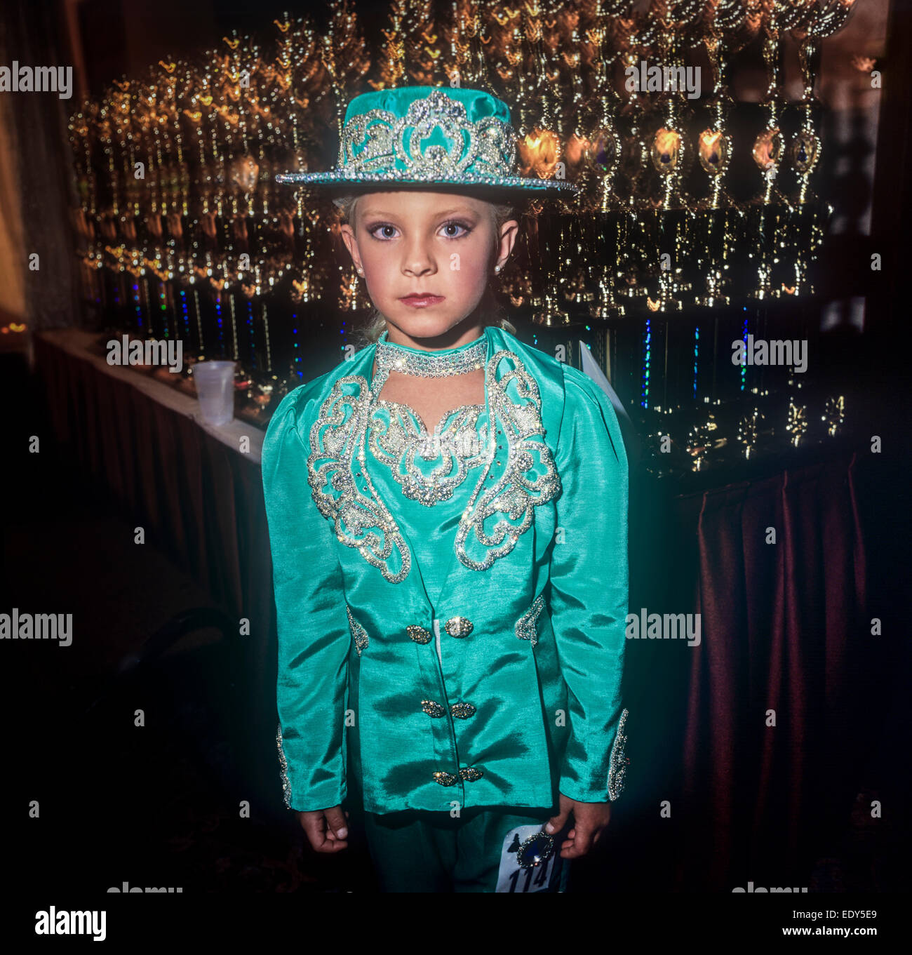 ATLANTA, USA. - OCTOBER 1: American children competes in a beauty ...