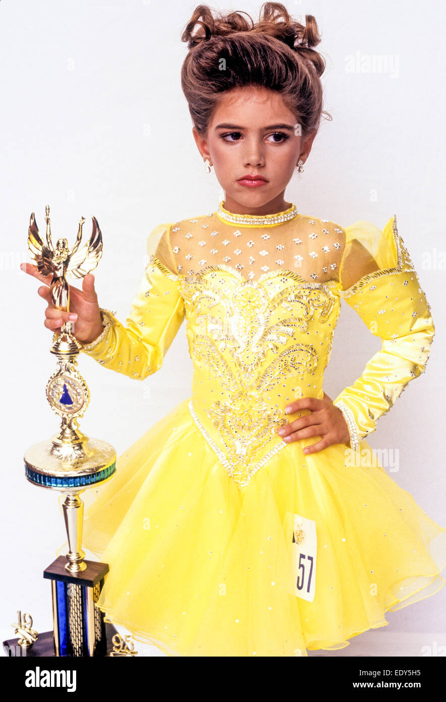 Girl beauty pageant contestant looking hi-res stock photography and ...