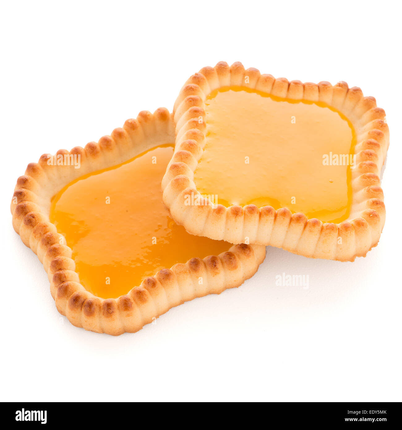 Lime jam tartlets isolated on white background Stock Photo - Alamy