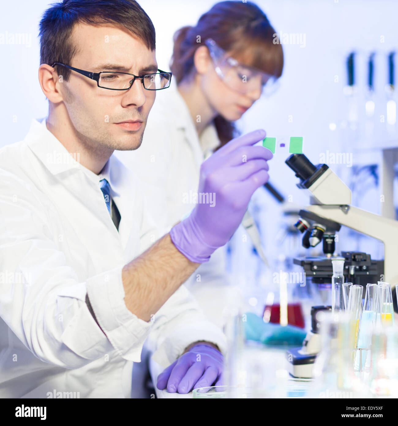Health care professionals in lab Stock Photo - Alamy