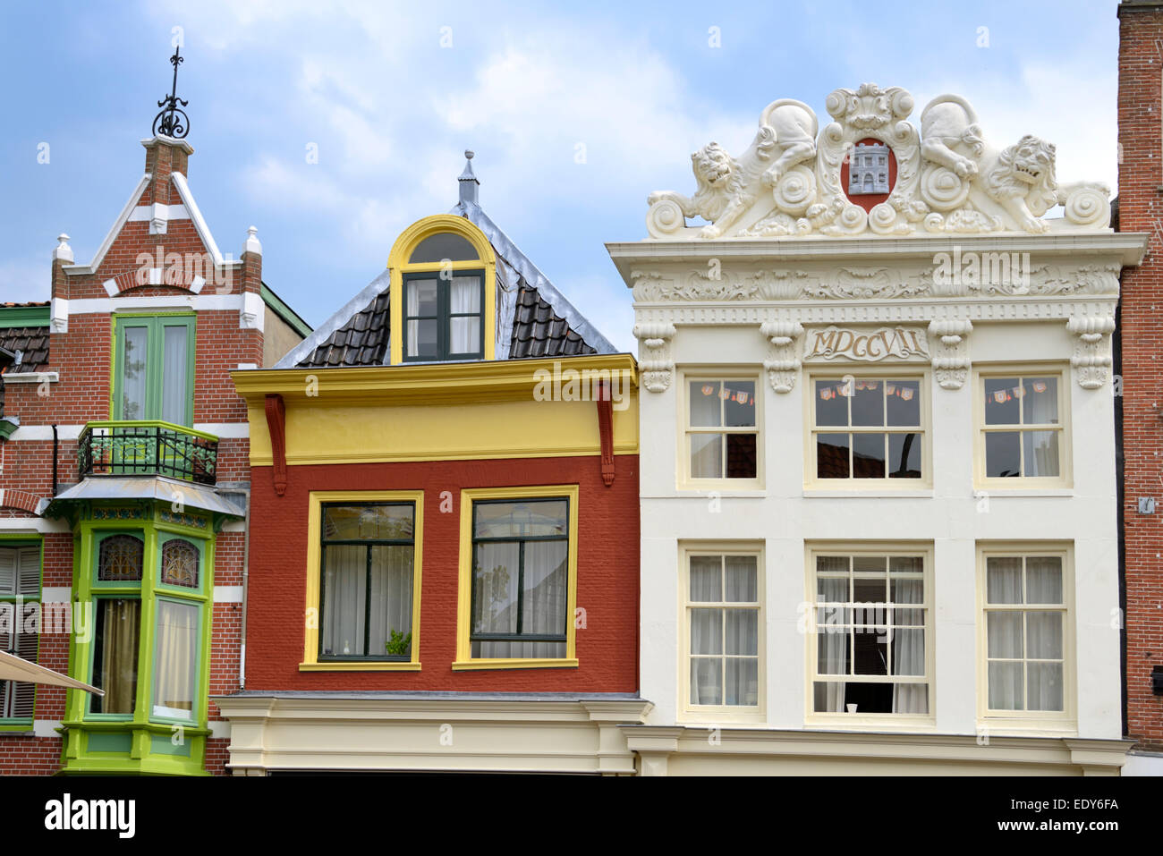 Traditional Dutch buildings Stock Photo - Alamy