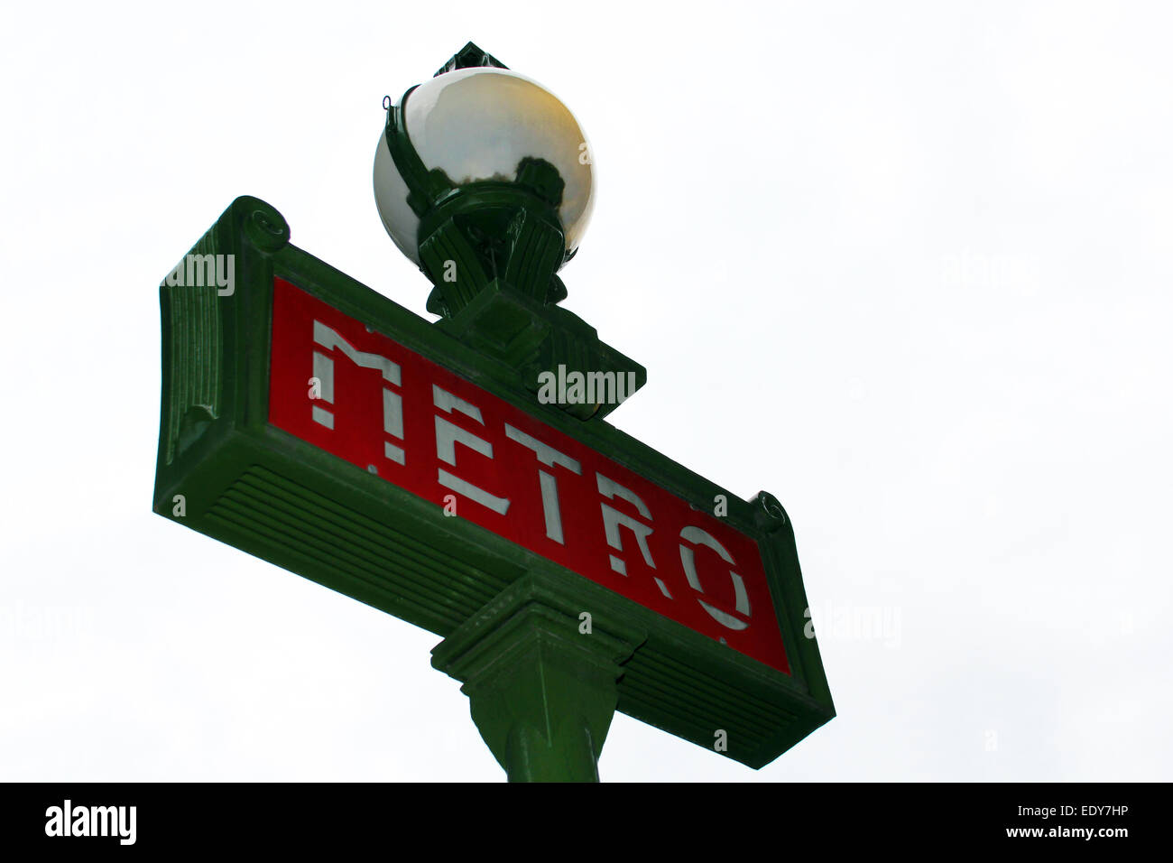 Metro Sign in Paris Stock Photo - Alamy