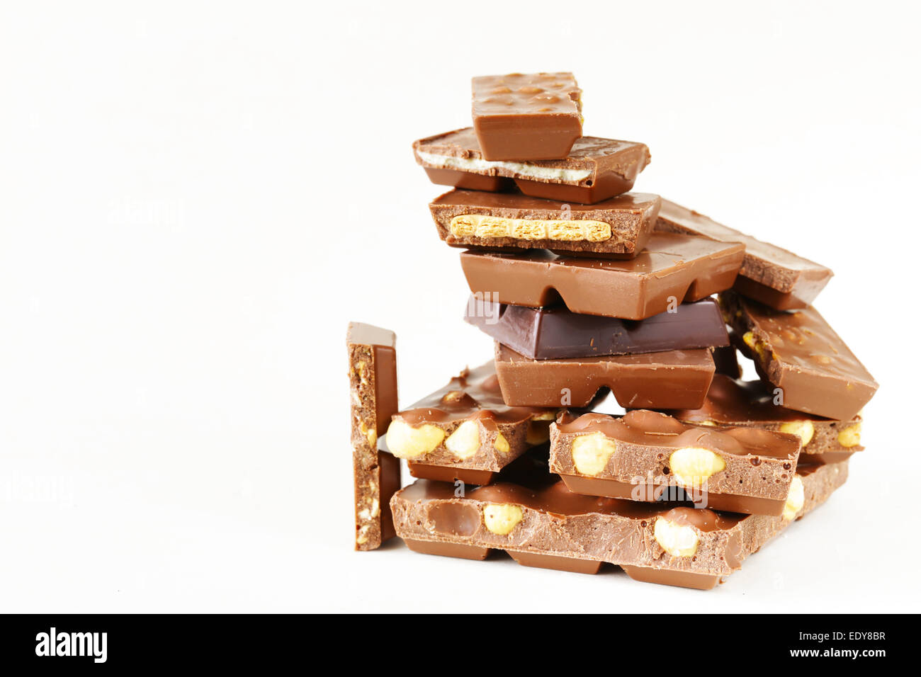 Various candy bars pile hi-res stock photography and images - Alamy