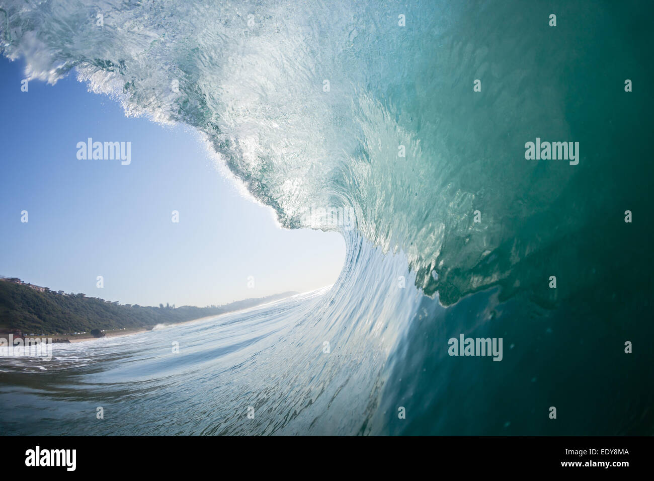 Ocean blue wave swimming water photo inside closeup encounter of ...