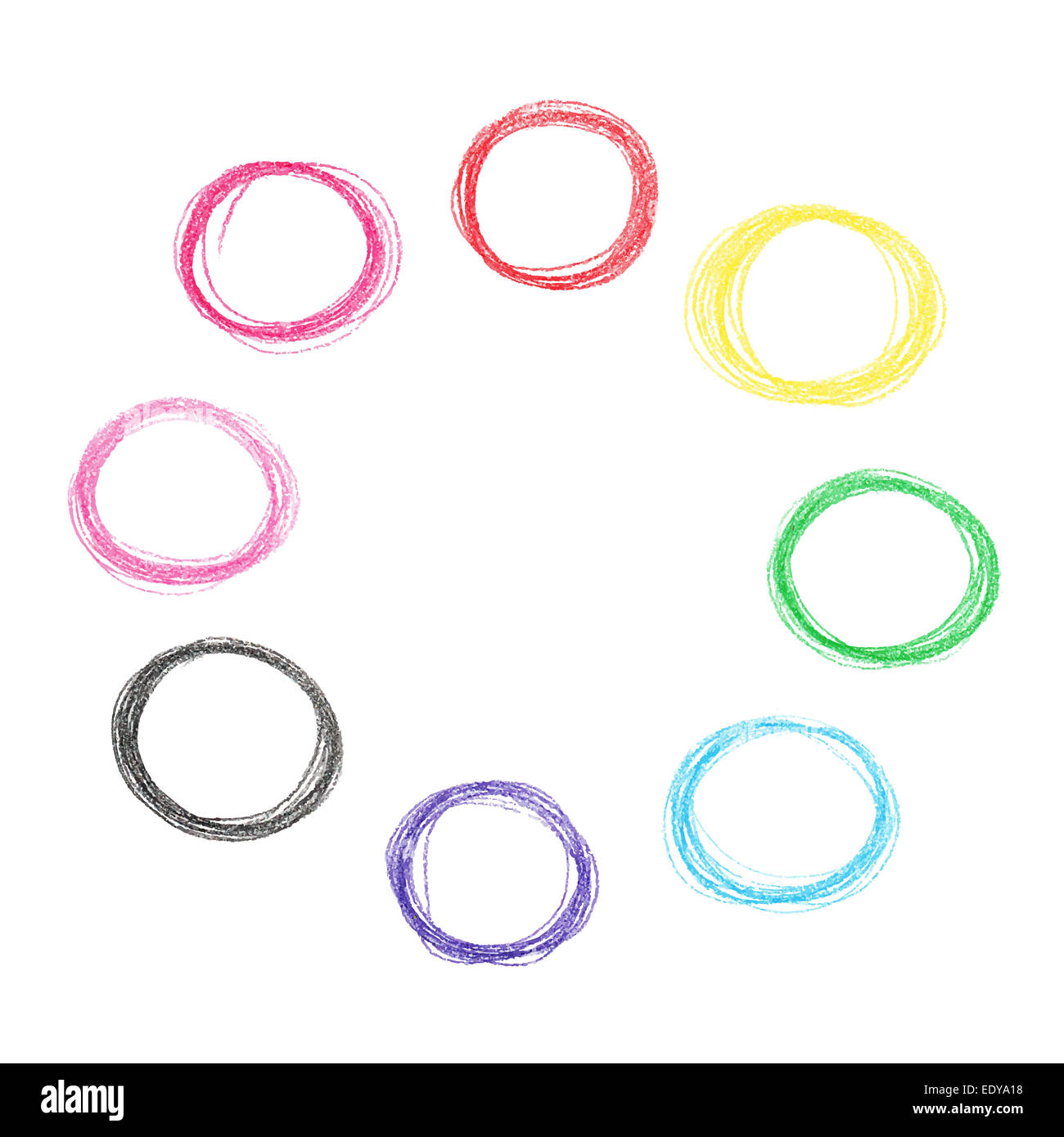 Pencil drawing circles hi-res stock photography and images - Alamy
