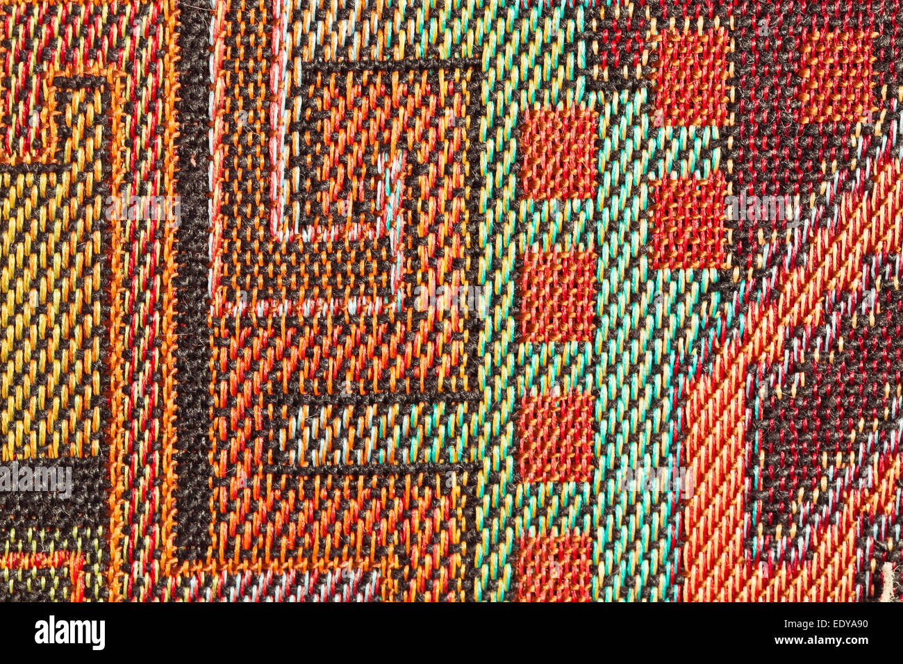 Detailed pattern on a piece of cloth Stock Photo - Alamy