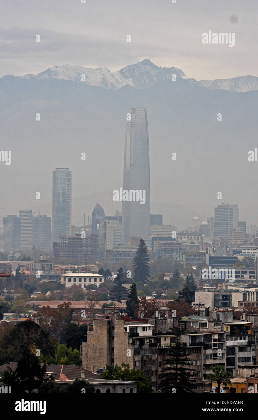 The Torre Gran Costanera, the highest building in Latin America, in ...