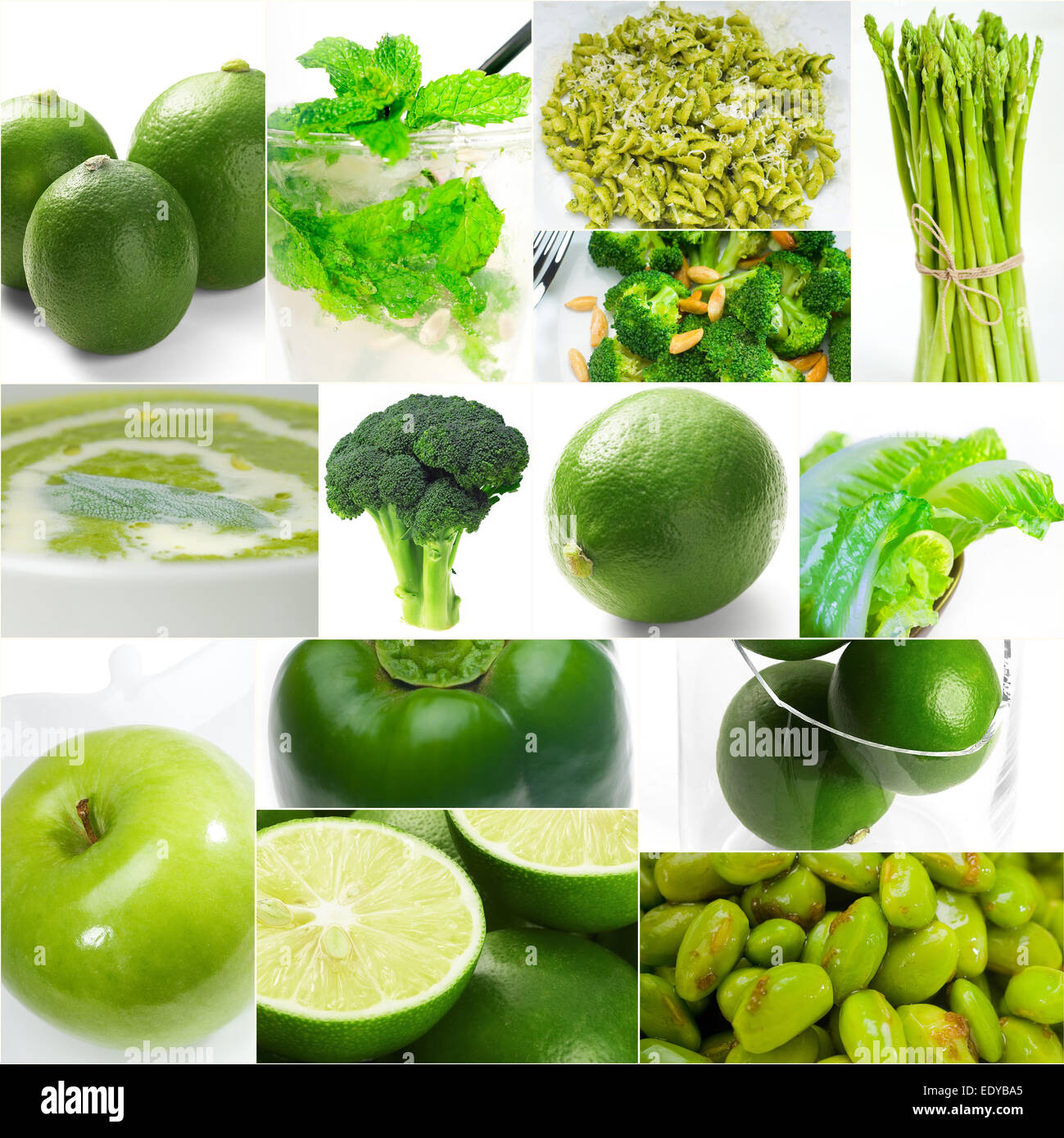 Healthy food collage hi-res stock photography and images - Alamy