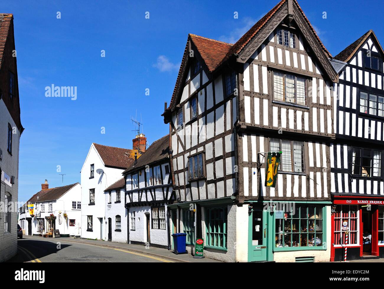 Tudor buildings on the corner of Church Street and St Marys Lane ...