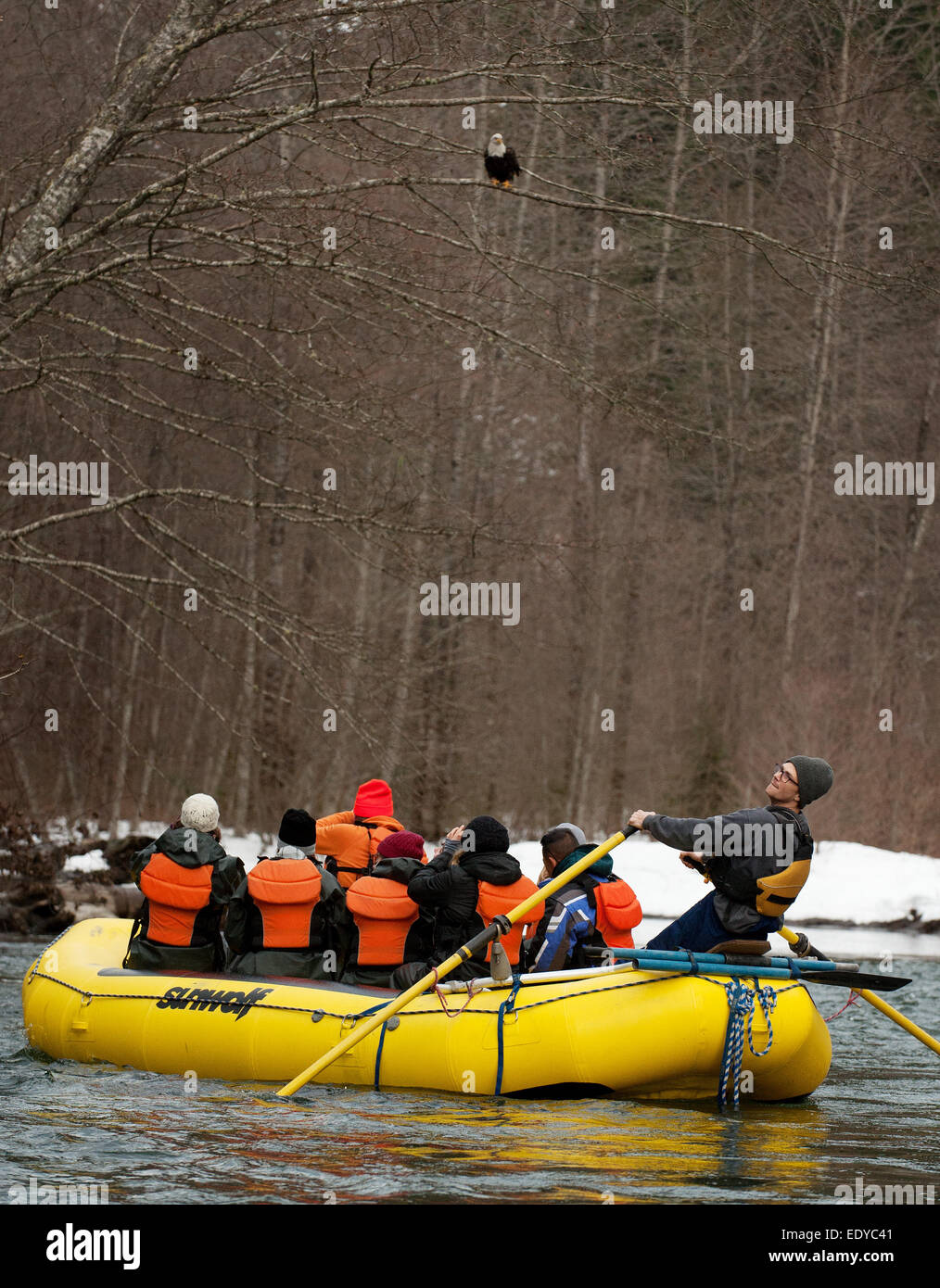 Woman on a raft hi-res stock photography and images - Alamy