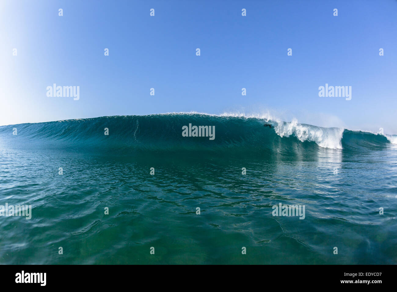 Ocean blue wave swimming water photo inside closeup encounter of ...