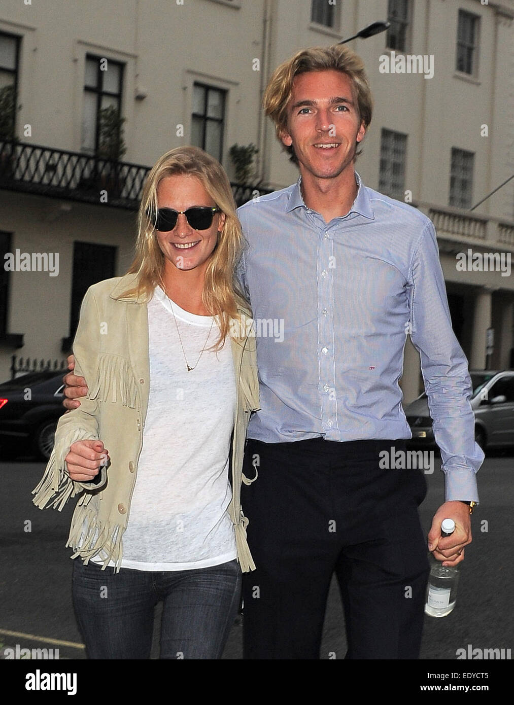 Poppy Delevingne and her husband James Cook out and about near their ...