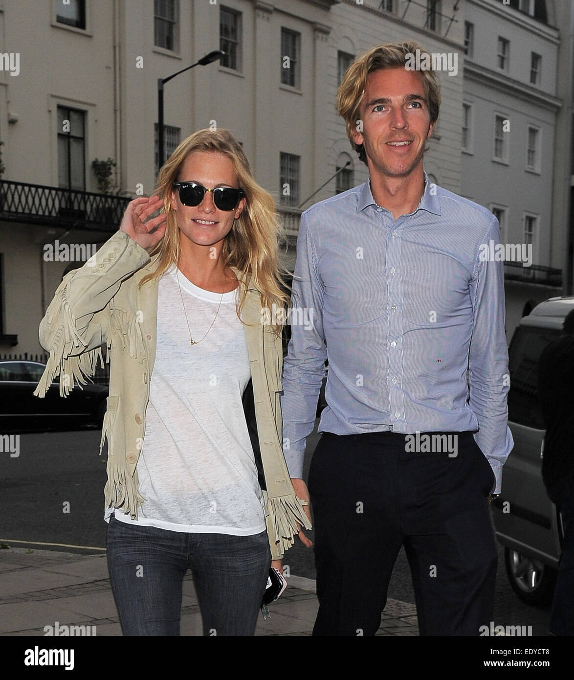 Poppy Delevingne and her husband James Cook out and about near their ...